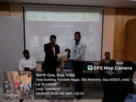 Two Day National Level Workshop On Robotics Iot And Cyber Security Goa