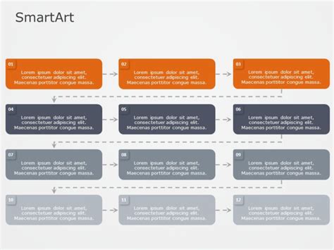 SmartArt Process Arrow Chevron Steps SmartArt Process Arrow Chevron Steps