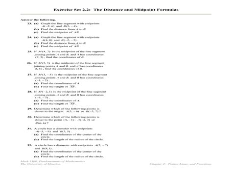 The Distance And Midpoint Formula Lesson Plan For Higher Ed Lesson Planet