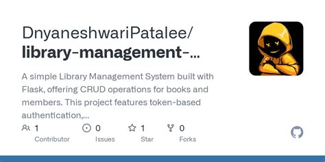 Github Dnyaneshwaripataleelibrary Management System Flask A Simple Library Management System