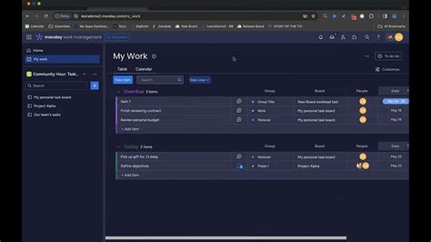Managing Tasks On Recording Community Events Monday Community Forum