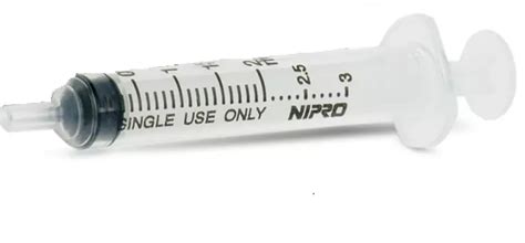 Buy Nipro 2 5ml Syringe Without Needle Box Of 100 At Best Price From