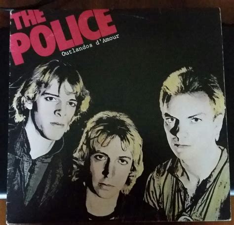 The Police Outlandos Damour Red Logo Vinyl Discogs