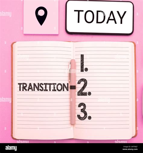 Writing Displaying Text Transition Business Idea A Dramatic Or
