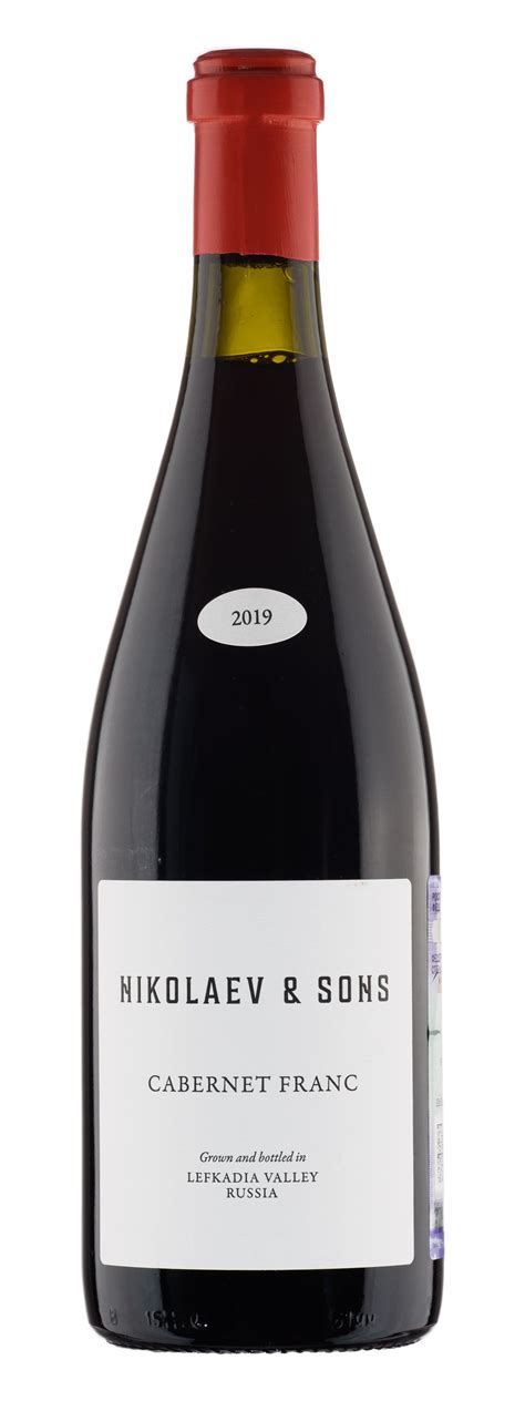 Купить Красное сухое вино Nikolaev And Sons Cabernet Franc 2019 Николаев И Сыновья Каберне
