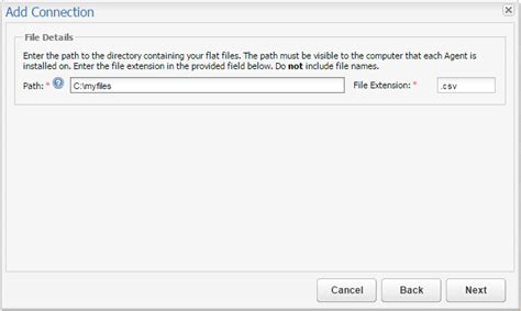 Configuring Connections Fixed Width Flat Files Customer Support
