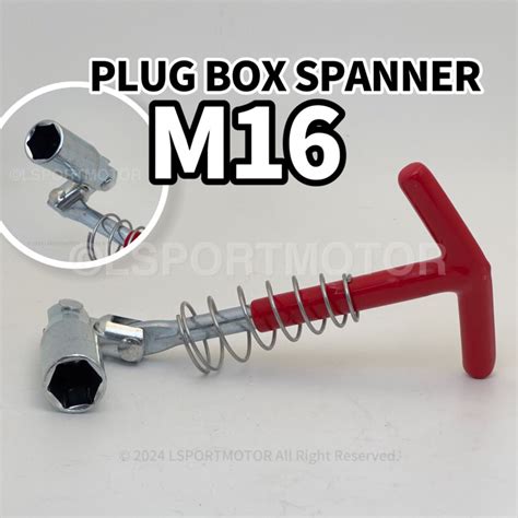 Motorcycle M16 Plug Box Spanner Standard Plug Openner Buka Plug Motorbike Shopee Malaysia