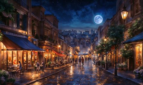 Ai产生的 城市 街道 Pixabay上的免费图片 Pixabay