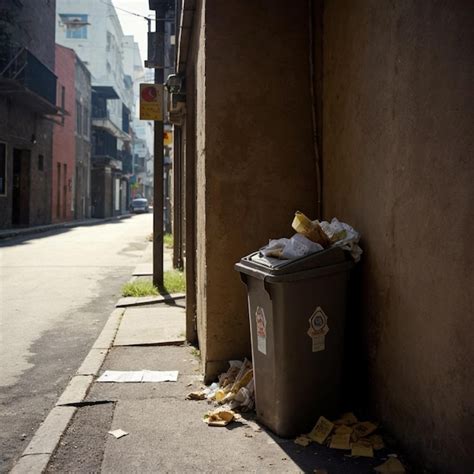 Garbage Bin Premium Ai Generated Image