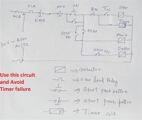 Star Delta Starter Control Wiring Diagram With Timer Wiring Boards
