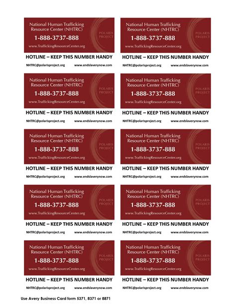 70 Customize Avery Business Card Template 8471 For Ms Word For Avery