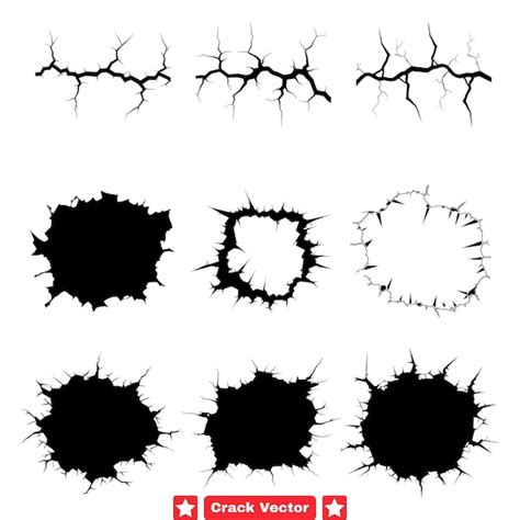 Premium Vector Crack Effect Vector Graphics Versatile Assets For Diverse Applications