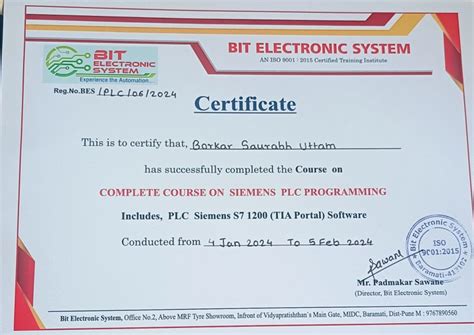 Siemens Plctechnology Automation Continuouslearning Professionalgrowth Saurabh Borkar