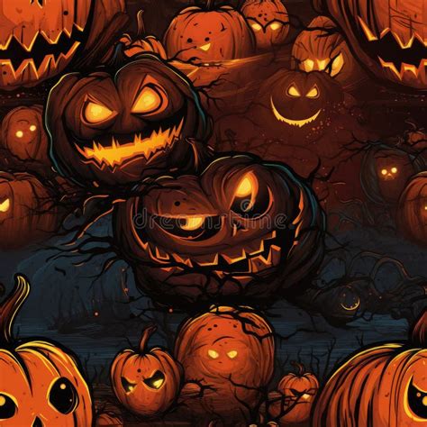 Tile Halloween Figures 9 1x1 Single Tileable Seamless Image