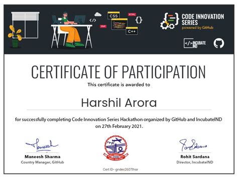 Harshil Arora On Linkedin Codeinnovationseries