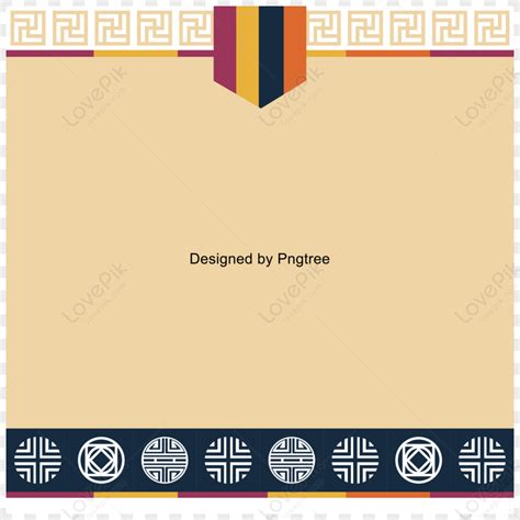 구식 한국 전통 모드 신년 전통 문양 일러스트 전통문양 일러스트삽화인사 Png 일러스트 무료 다운로드 Lovepik