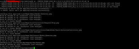 Php Magento 191 Security Patch Failed Stack Overflow