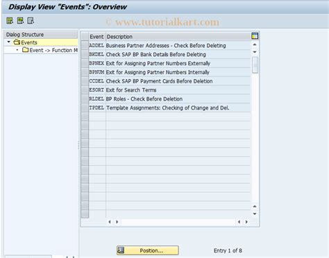 BUPA EVENTS SAP Tcode BP Events BUPA EVENTS SAP Tcode BP Events