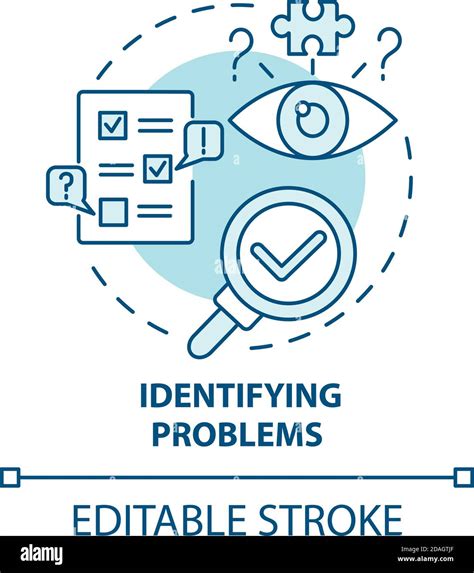 Identifying Problems Concept Icon Stock Vector Image And Art Alamy