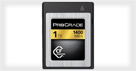 ProGrade Digital Unveils World S First TB CFexpress Card PetaPixel