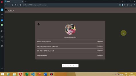 Git Api AplicaÇÃo Web Para Listar RepositÓrios Do Github Youtube