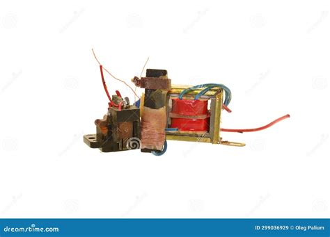 Radio Component Isolated On White Background Stock Image Image Of Electronics Parts