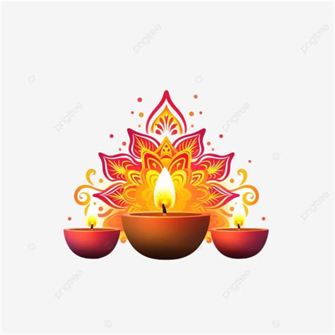 해피 디왈리 축하 빛의 축제 배너 디자인 벡터 디왈리 조명 디왈리 디왈리 장식 Png 일러스트 및 이미지 에 대한 무료