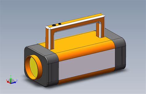 矿灯装配模型solidworks 2016模型图纸下载 懒石网