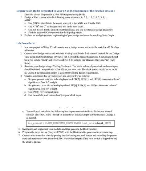 Solved In A New Project In Xilinx Vivado Create A New