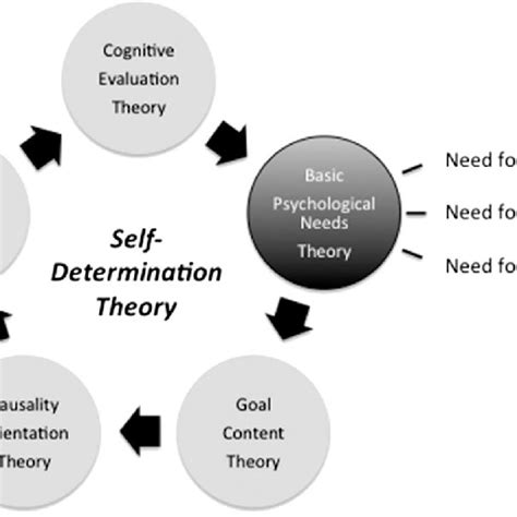 Overview Of Self Determination Theory Sdt The Five Mini Theories Download Scientific Diagram