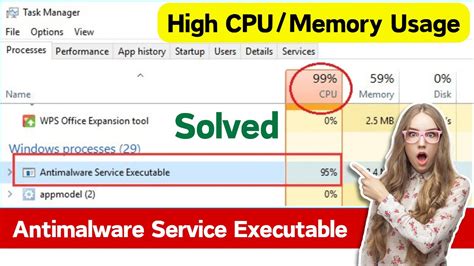 Fix Antimalware Service Executable High Memory Cpu Usage Disable