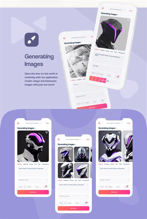 Stable Diffusion Mobile App Behance