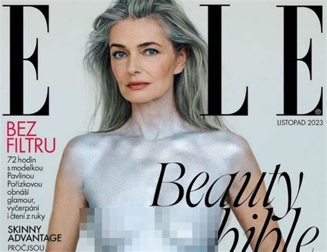 알몸에 페인트만 칠한 58세 女스타 부끄럽지 않아 [할리웃통신]