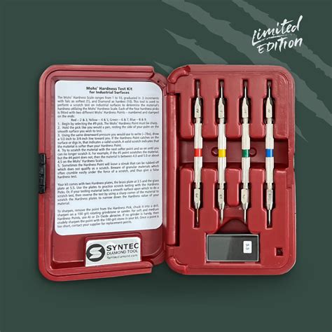 Mohs Hardness Test Kit Syntec Diamond Tools