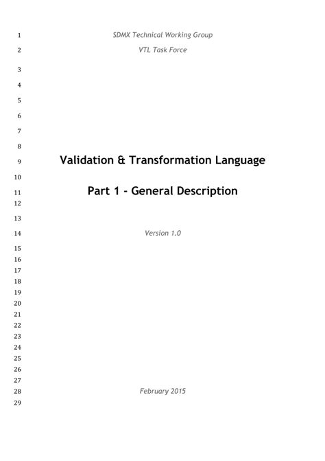 Pdf Validation And Transformation Language