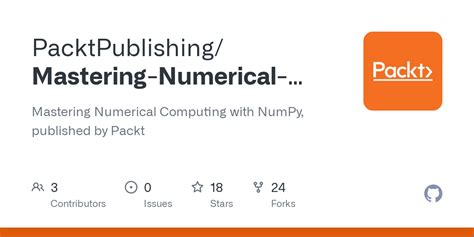 GitHub PacktPublishing Mastering Numerical Computing With NumPy