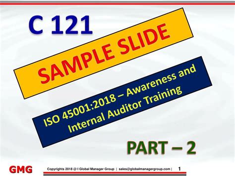 Ppt Ppt Presentation Iso 45001 2018 Auditor Training Powerpoint Presentation Id 7833952