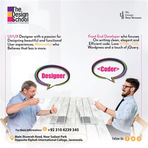 Designer Vs Coder Uiux Designer With The Design School