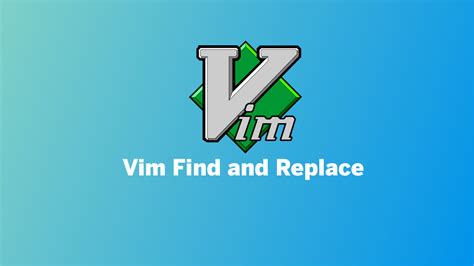 find and replace in vim nvim with examples linovox