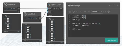 Combine Sublists Of View Element Items From 2 Lists With Ironpython27 Of Dynamo Revit Dynamo