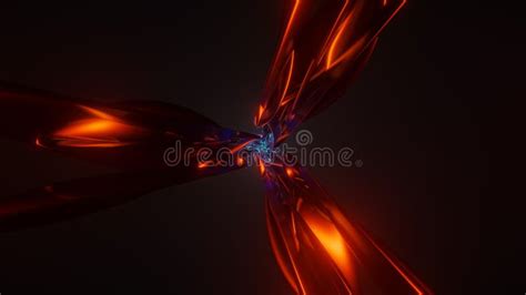 Abstract Red Blue Strobe Futuristic Psychedelic Hypnotic VJ Seamless Loop Background Stock