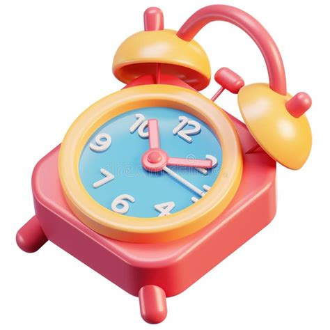 Isomatric Alarm Icon In Different Colours And Shape Size Generative Ai Stock Illustration