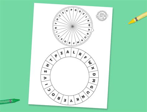 Write A Secret Code With Our Printable Cipher Wheel