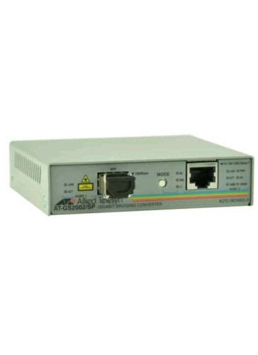 Allied Telesis Bridging/Media Converter, AT-GS2002/SP-10 Gigabit 500m ...