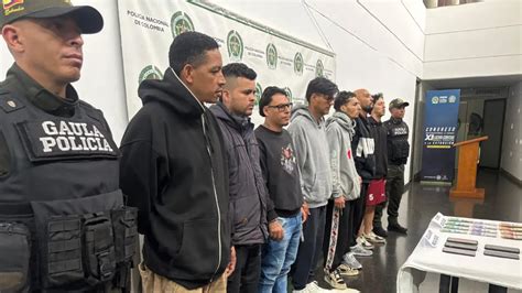 Capturan A Siete Miembros De Los Chamizos En Medellín Cobraban Hasta