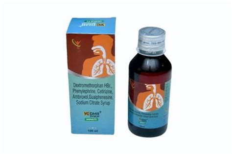 Yc Dmr Syp 100 Ml Ambroxol Cetirizine Dextromethorphan Hydrobromide Guaifenesin