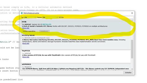 Scetch Für Den Rtc Ds3231 Der Mit Taster Beim Drücken Die Uhrzeit Anzeigt Page 4 Deutsch