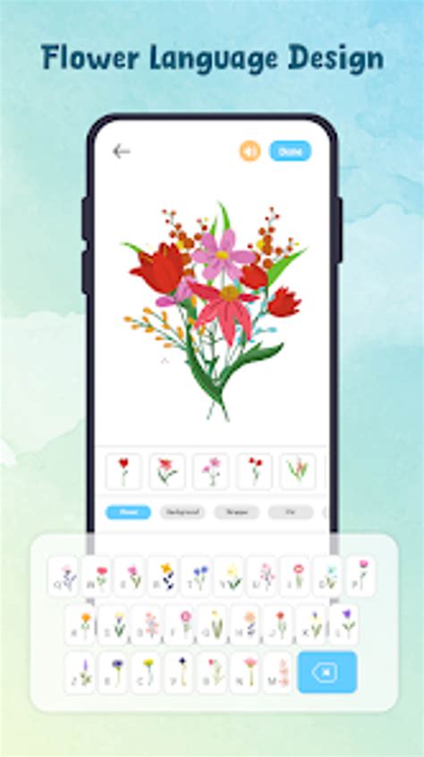 Android 용 Flower Diy Language Keyboard 다운로드