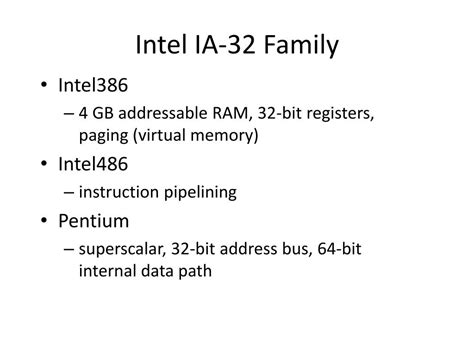 PPT IA Processor Architecture PowerPoint Presentation Free Download ID