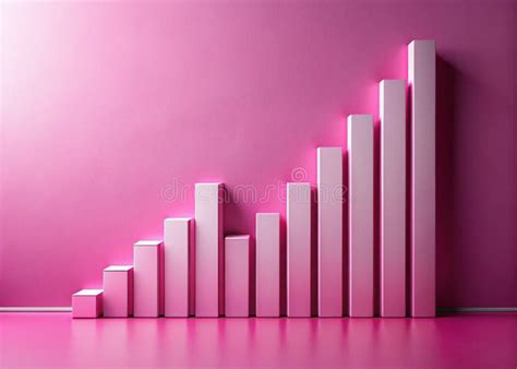 Simple Pink Bar Graph Growth Chart A Clean Modern Data Visualization For Business Reports
